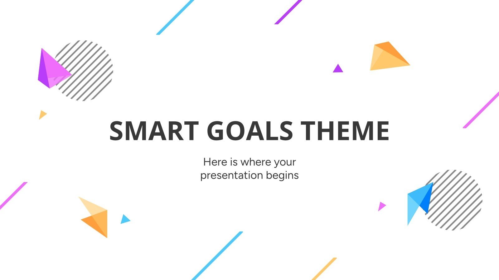 SMART Goals Theme | Google Slides & PowerPoint template