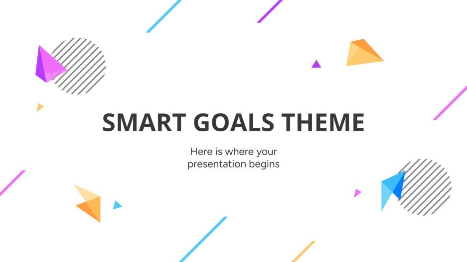 Tema do critério SMART | Google Slides e PowerPoint