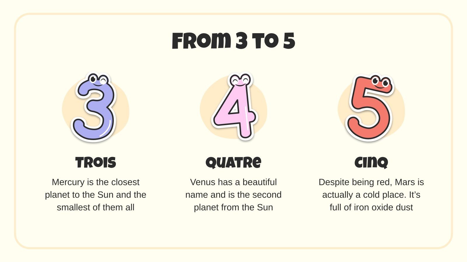 Numbers and Counting 1-10 - French - Pre-K