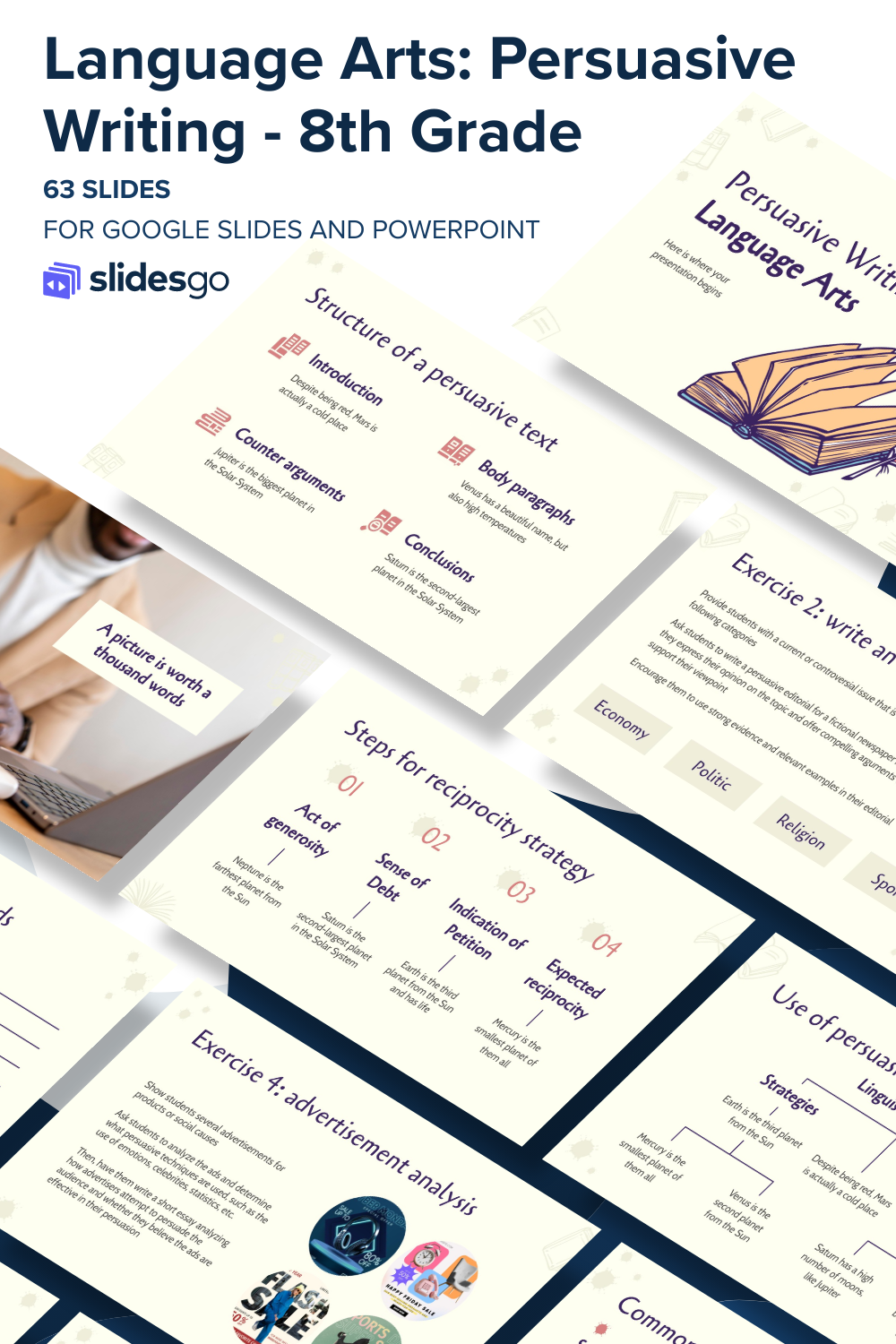 Persuasive Writing - Language Arts - 8th Grade