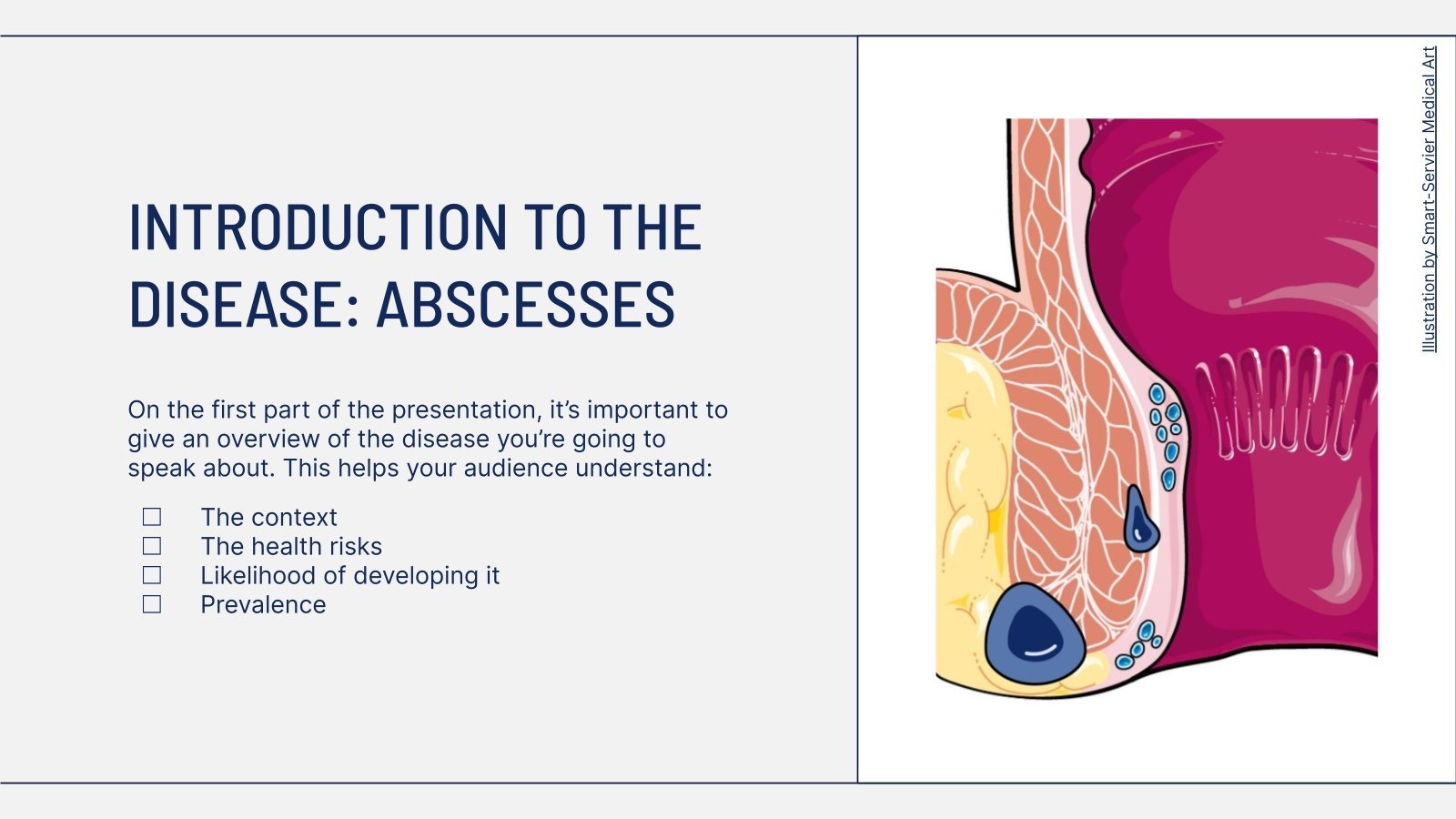 Rectum-Related Diseases: Abscesses | Google Slides & PPT