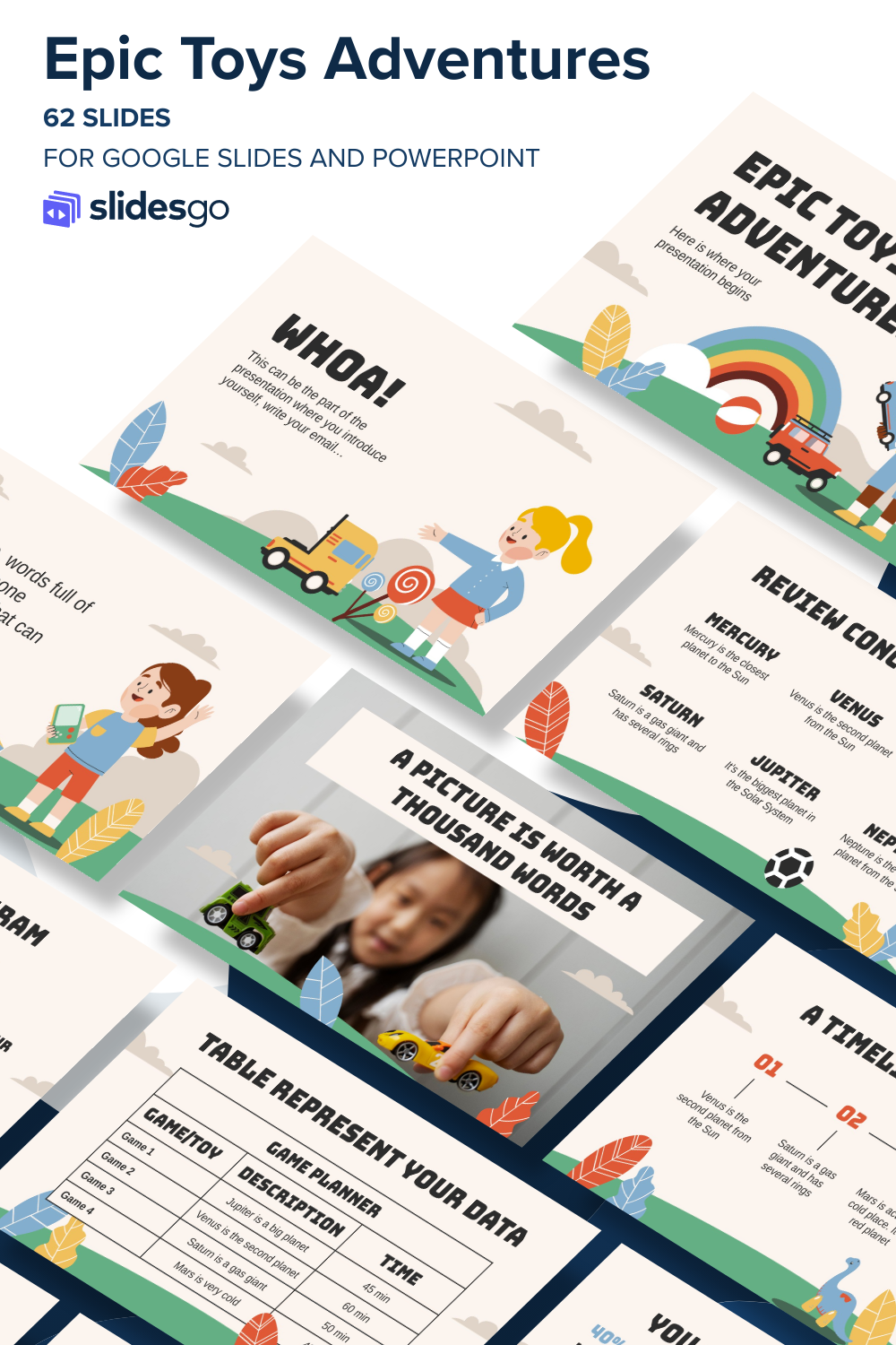 Epic Toys Adventures | Google Slides and PowerPoint