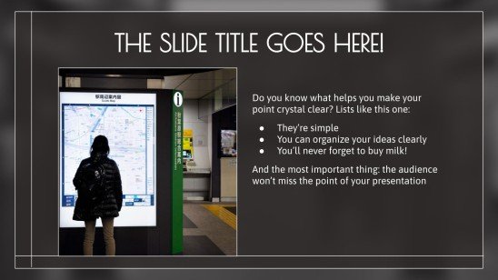 Signage in Public Spaces | Google Slides & PowerPoint