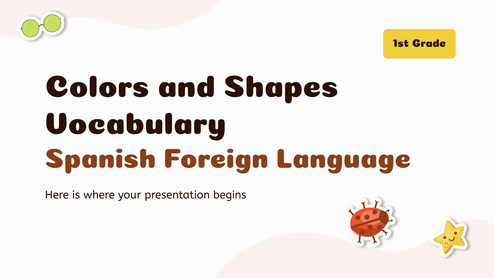 Colors and Shapes Vocabulary - Spanish | Google Slides & PPT
