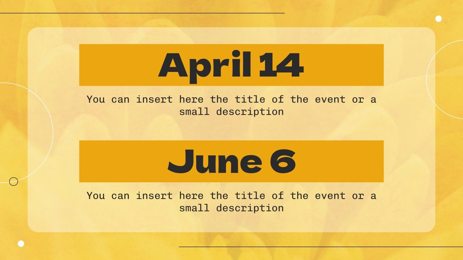 Ray Flower Newsletter | Google Slides & PowerPoint template