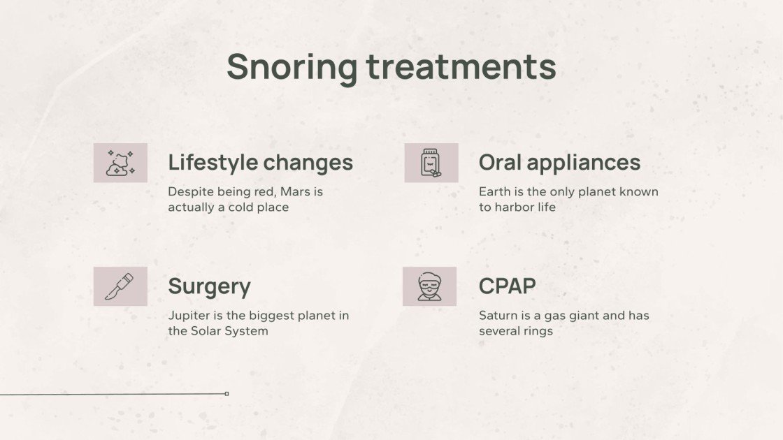 Snoring Conditions and Factors | Google Slides & PowerPoint