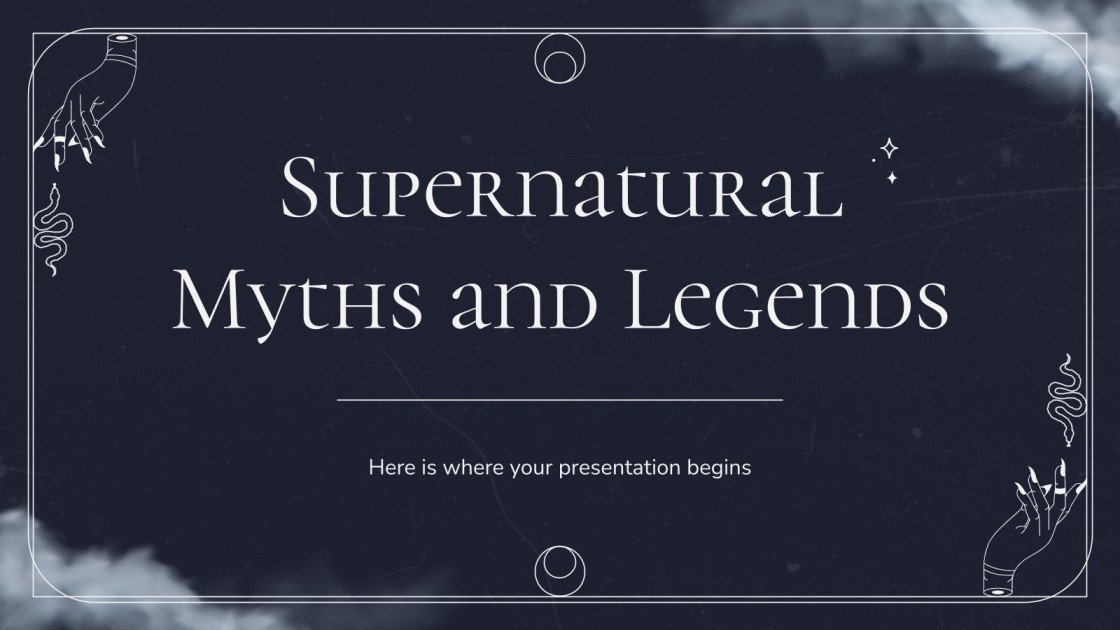 Supernatural Myths and Legends | Google Slides & PPT