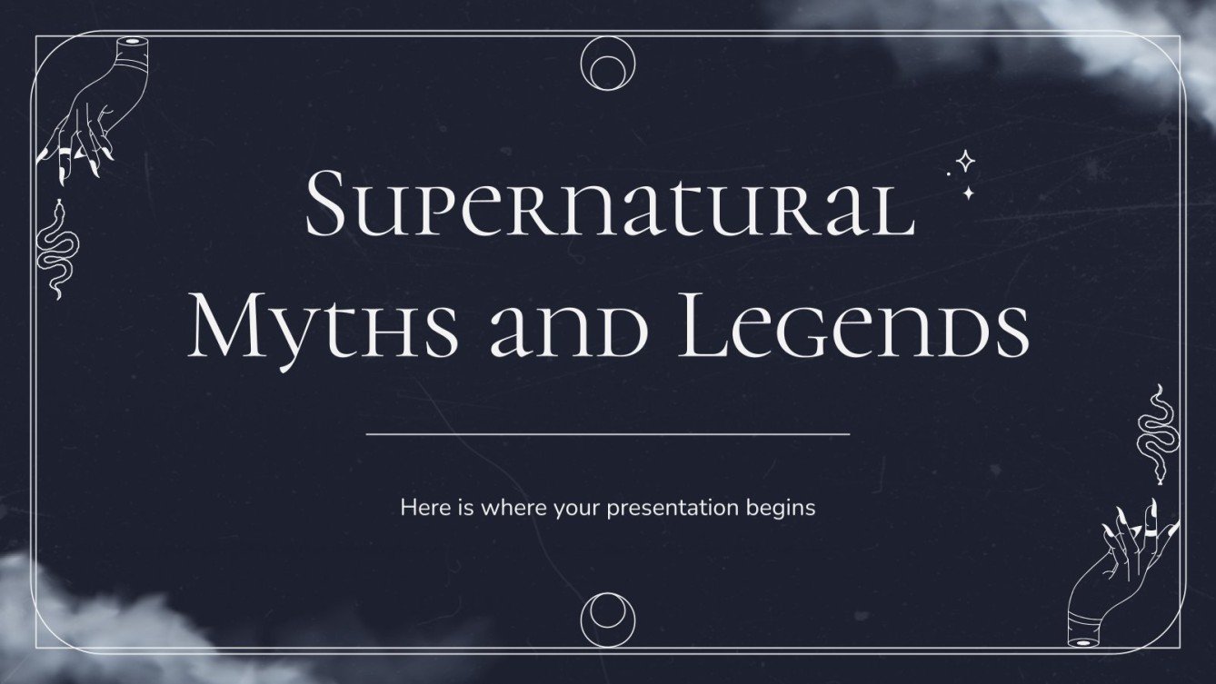 Supernatural Myths and Legends | Google Slides & PPT