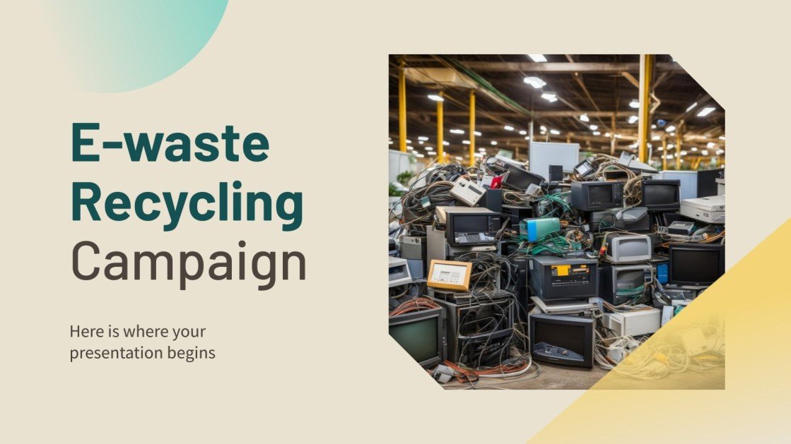 E-waste Recycling Campaign | Google Slides & PowerPoint
