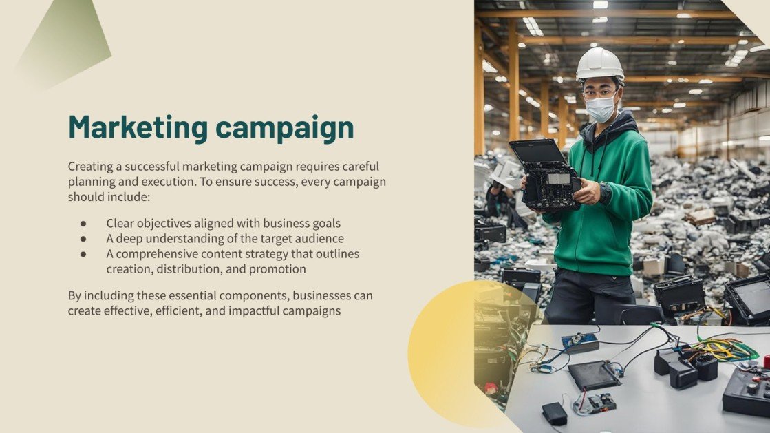 E-waste Recycling Campaign | Google Slides & PowerPoint