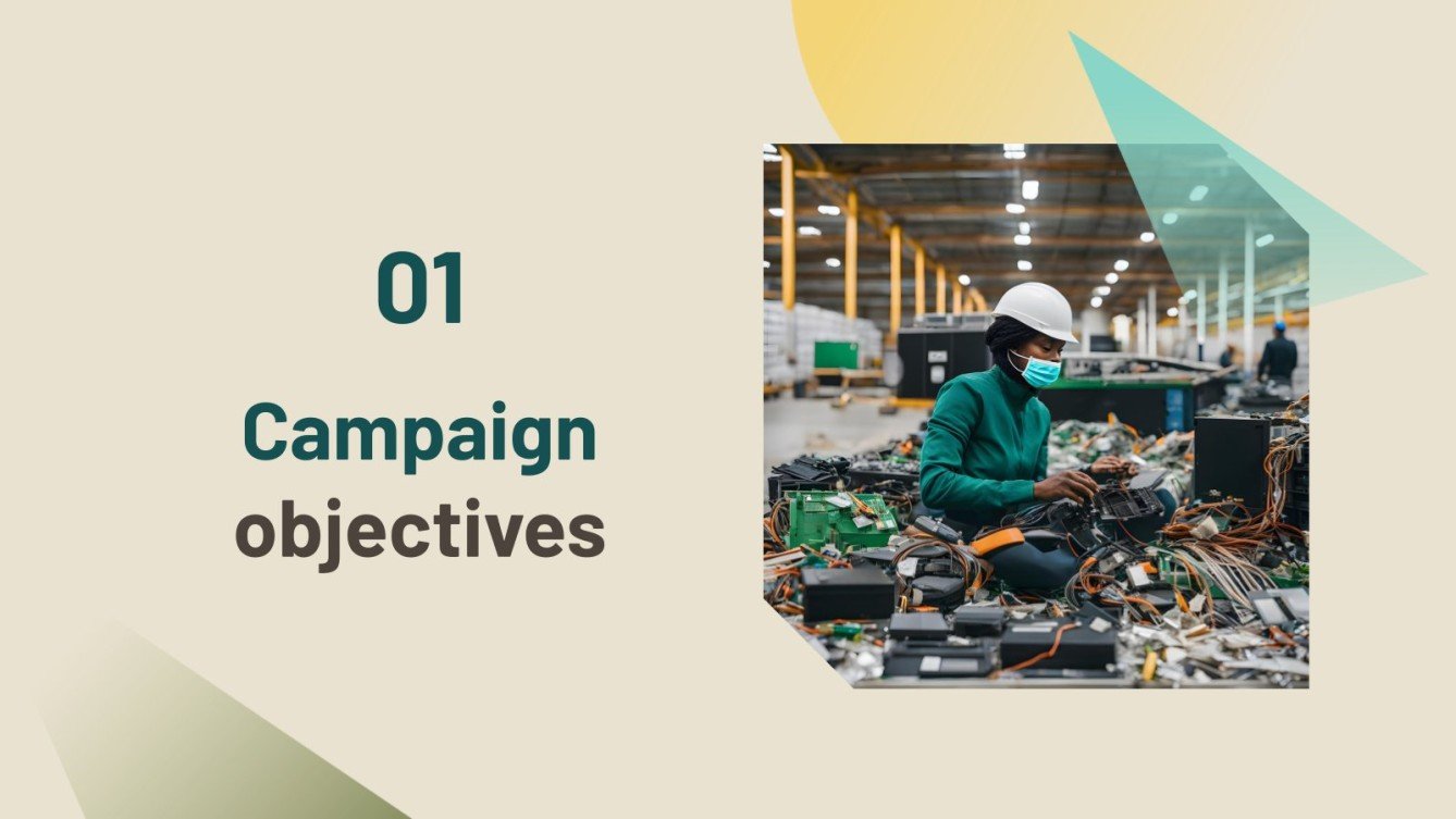 E-waste Recycling Campaign | Google Slides & PowerPoint