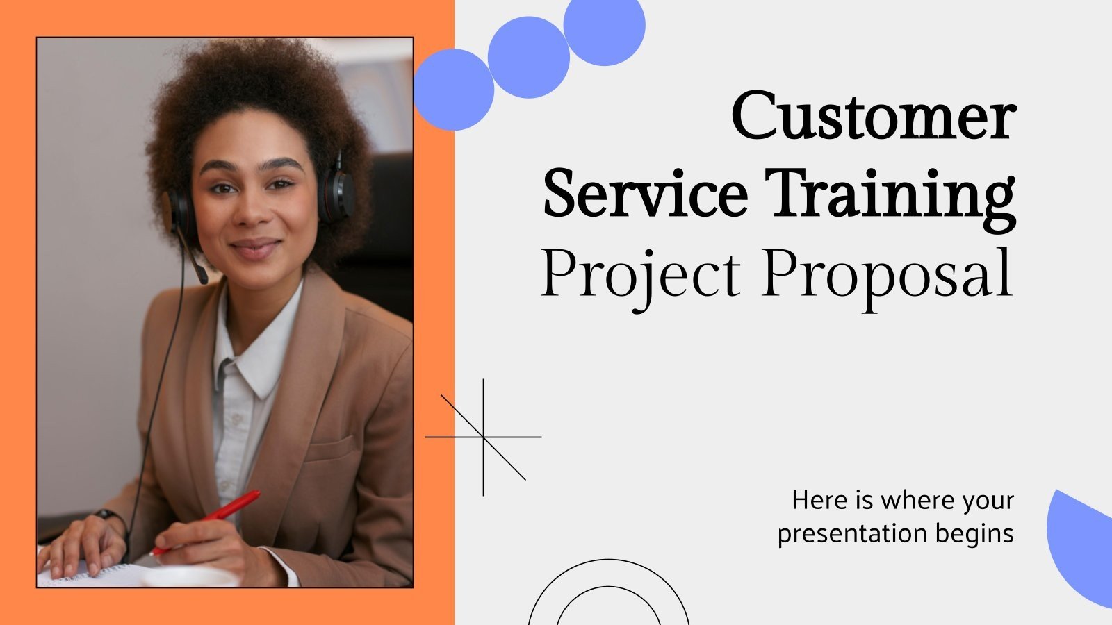 Customer Service Training Project Proposal | Google Slides