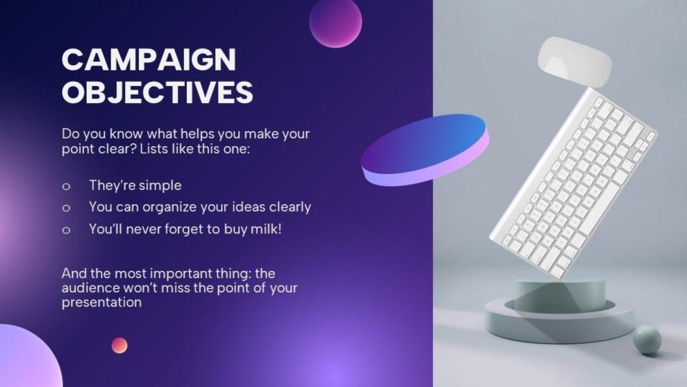 Campaign Template with Morph Transition | PowerPoint