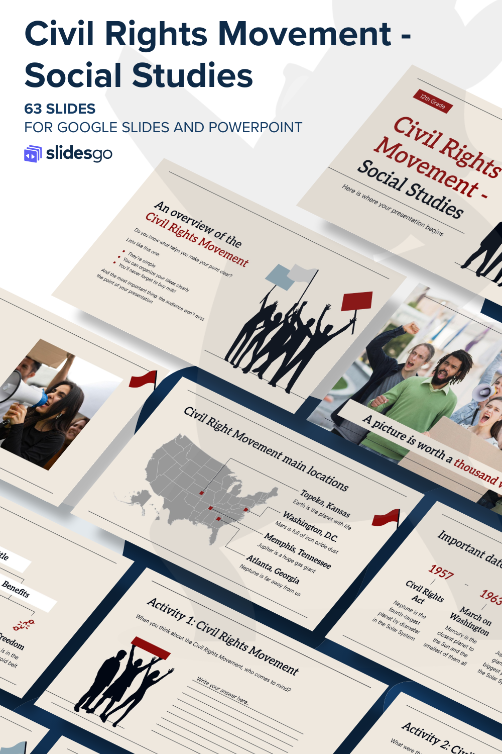 Civil Rights Movement - Social Studies | Google Slides