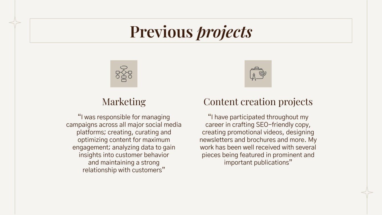 Classic Sophisticated Portfolio | Google Slides & PowerPoint