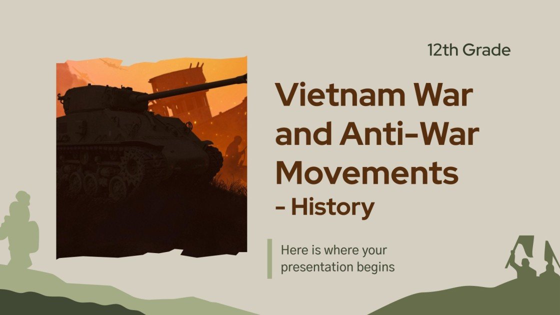 Vietnam War and Anti-War Movements | Google Slides & PPT