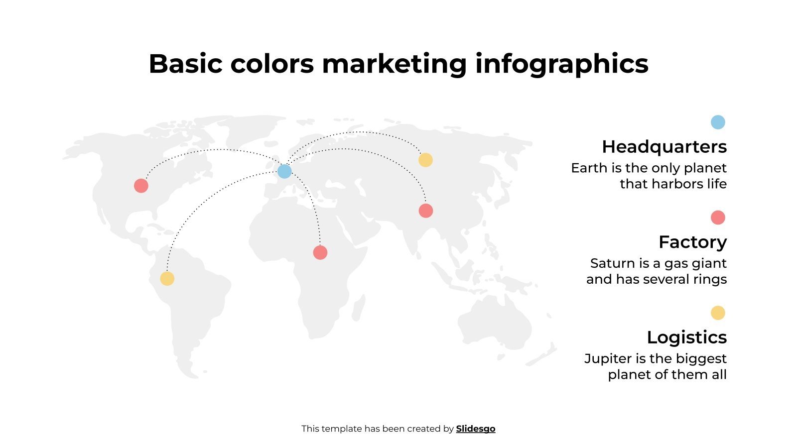 Basic Colors Marketing Infographics | Google Slides & PPT