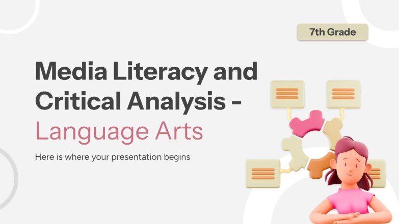 Media Literacy and Critical Analysis - Language Arts