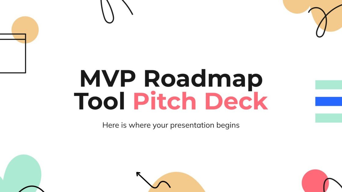 MVP Roadmap Tool Pitch Deck | Google Slides & PPT