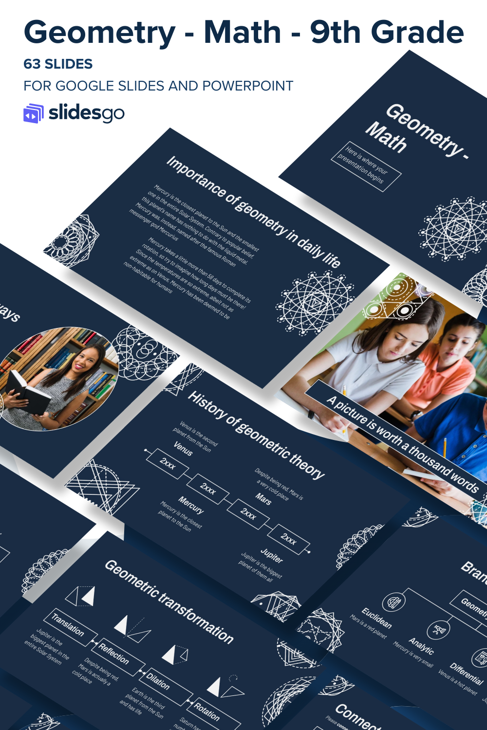 Geometry - Math - 9th Grade | Google Slides & PowerPoint