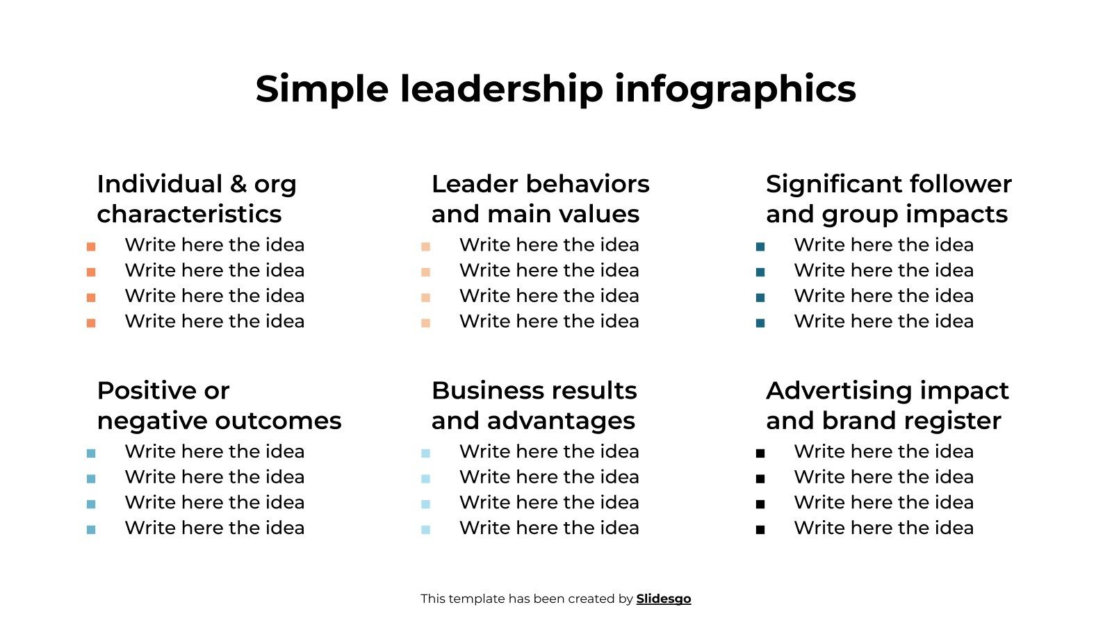 Simple Leadership Infographics | Google Slides & PowerPoint