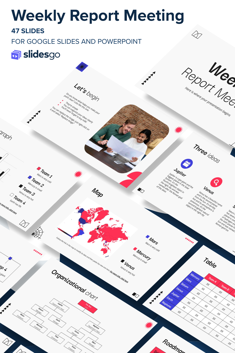 Weekly Report Meeting | Google Slides & PowerPoint template