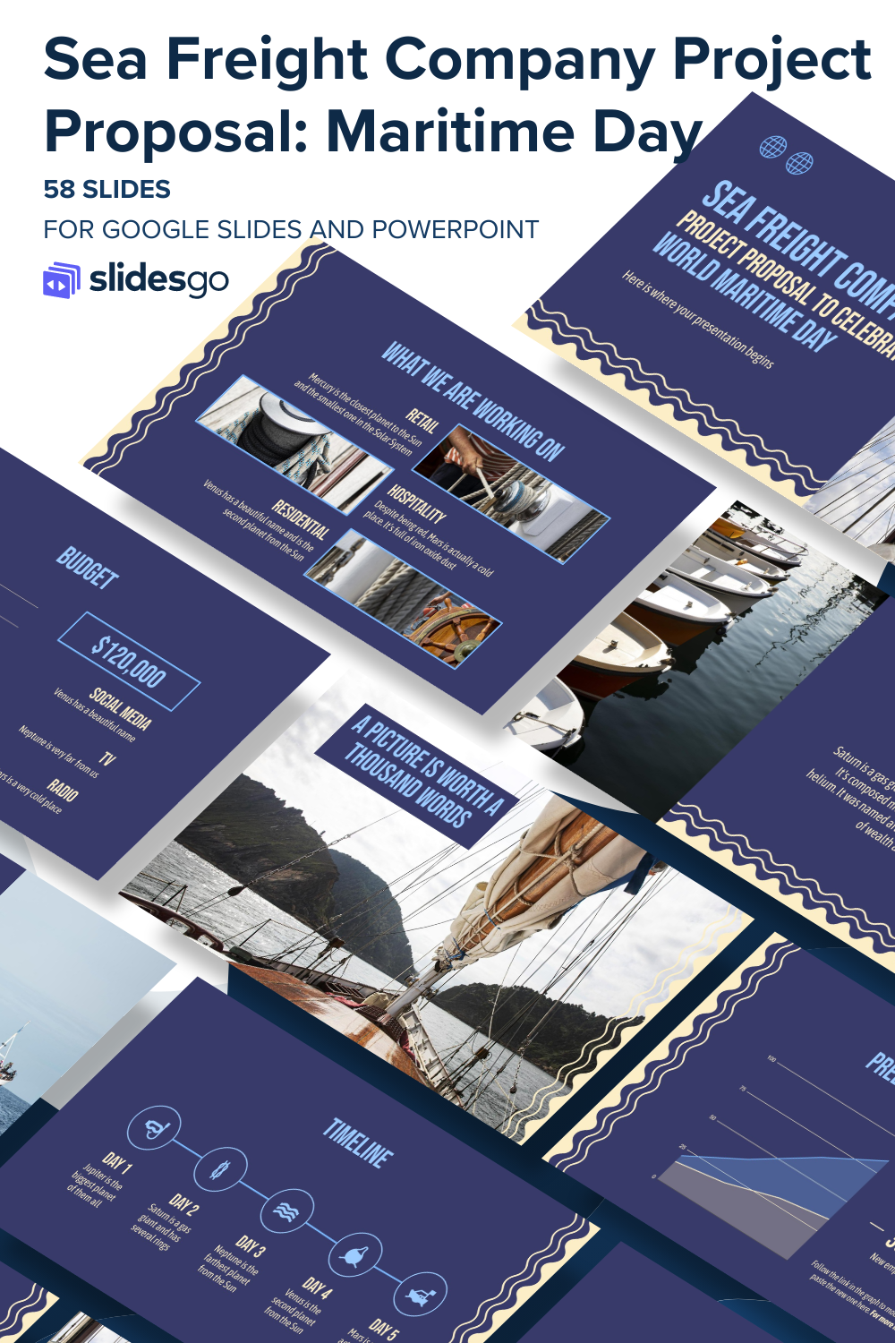 Sea Freight Company Project Proposal | Google Slides