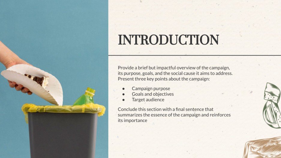 Reducing Food Waste Campaign | Google Slides & PPT