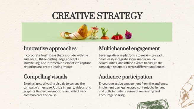Reducing Food Waste Campaign | Google Slides & PPT