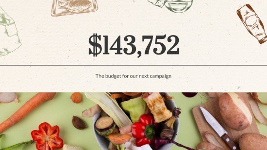 Reducing Food Waste Campaign | Google Slides & PPT