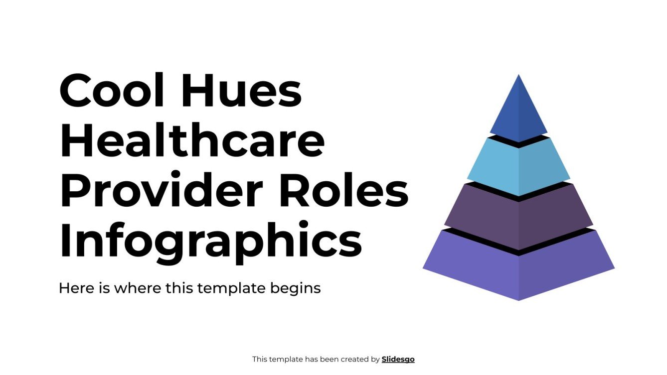 Cool Hues Healthcare Provider Roles Infographics