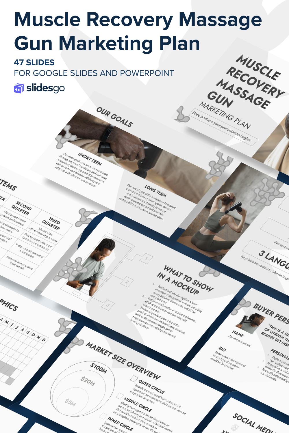 Muscle Recovery Massage Gun Marketing Plan | Google Slides