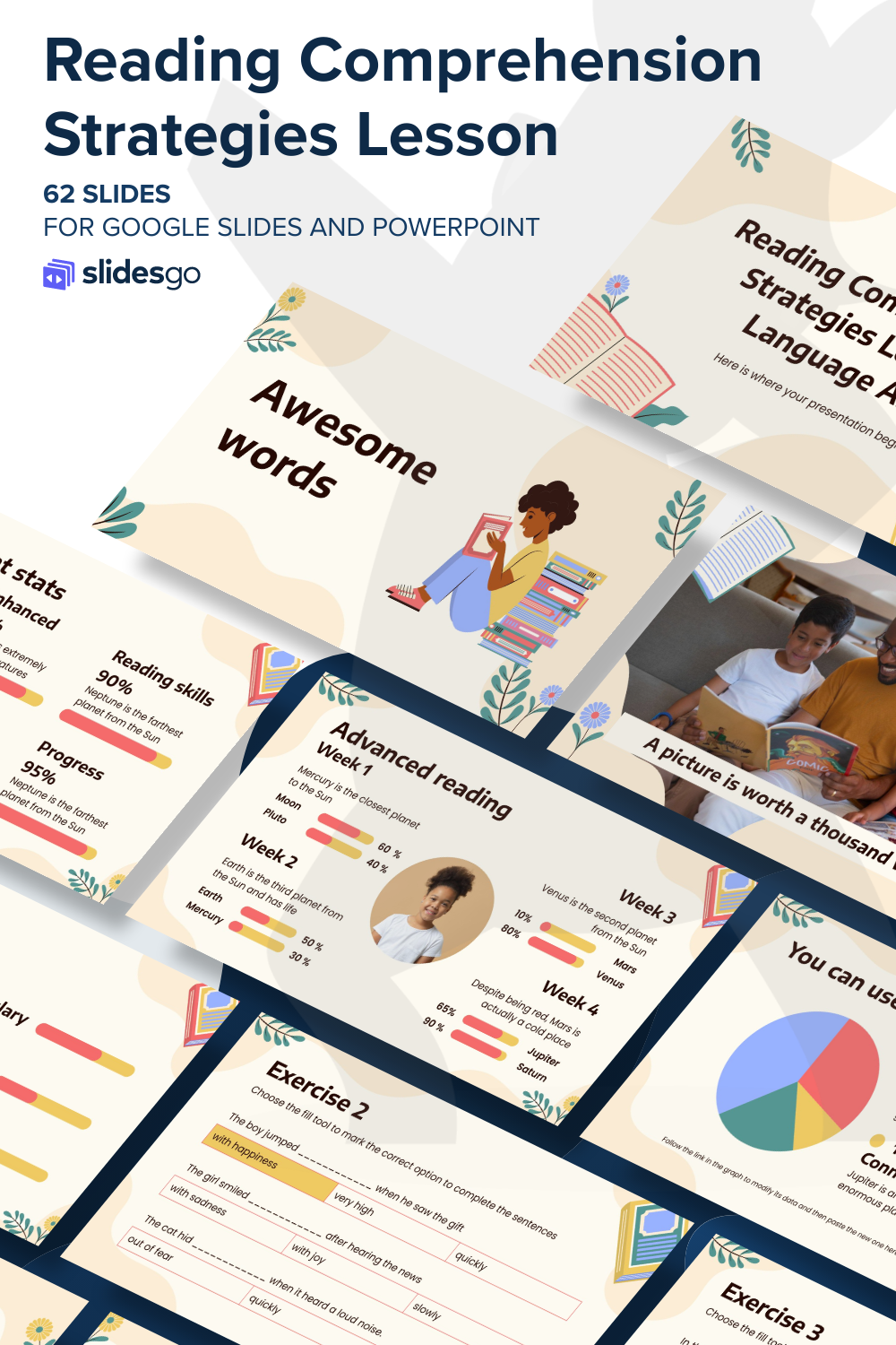 Reading Comprehension Strategies Lesson | Google Slides