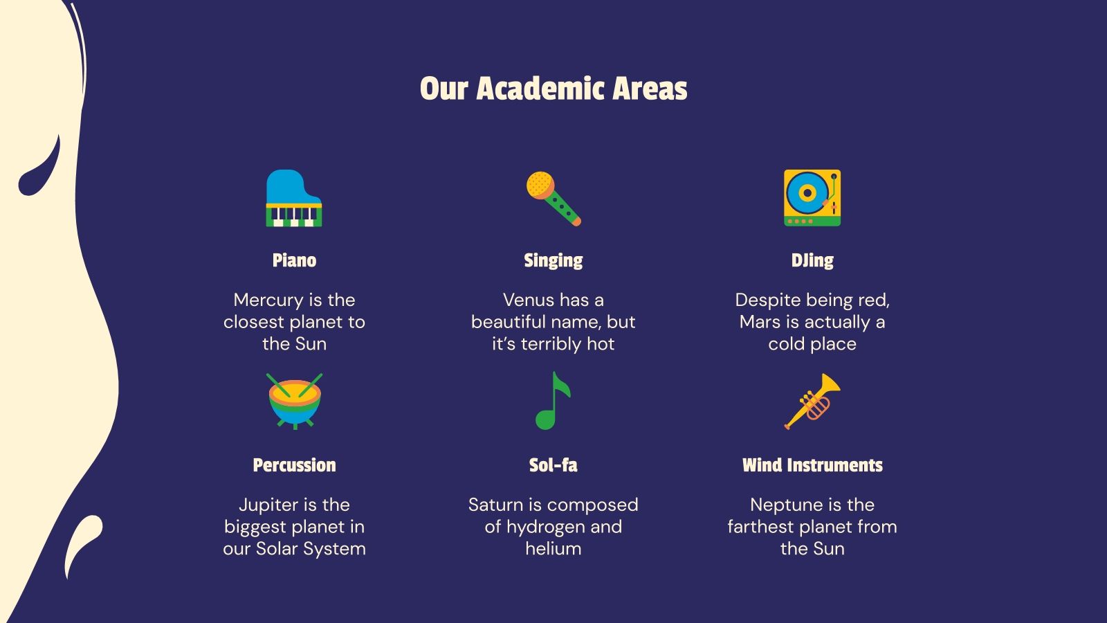 Music School Google Slides Theme and PowerPoint Template