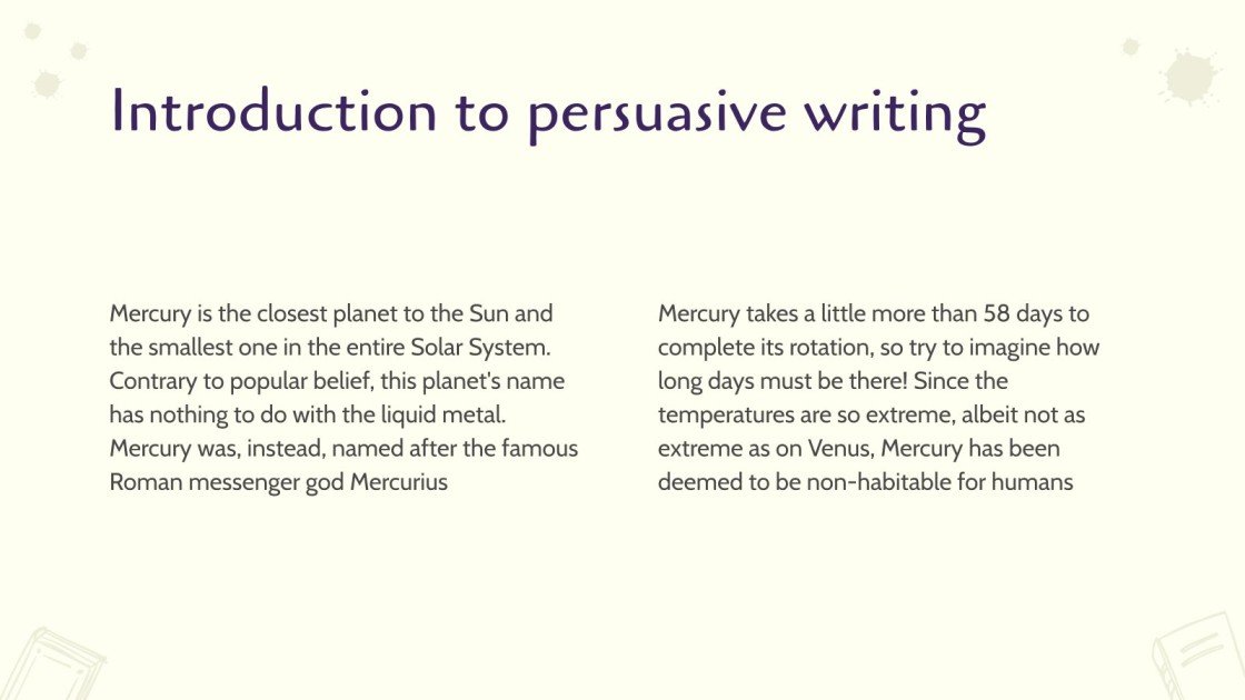 Persuasive Writing - Language Arts - 8th Grade