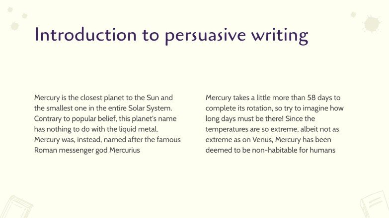 Persuasive Writing - Language Arts - 8th Grade