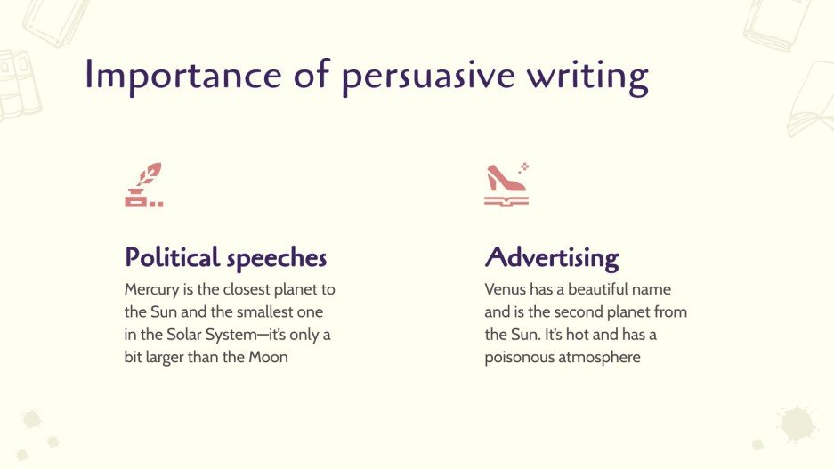 Persuasive Writing - Language Arts - 8th Grade