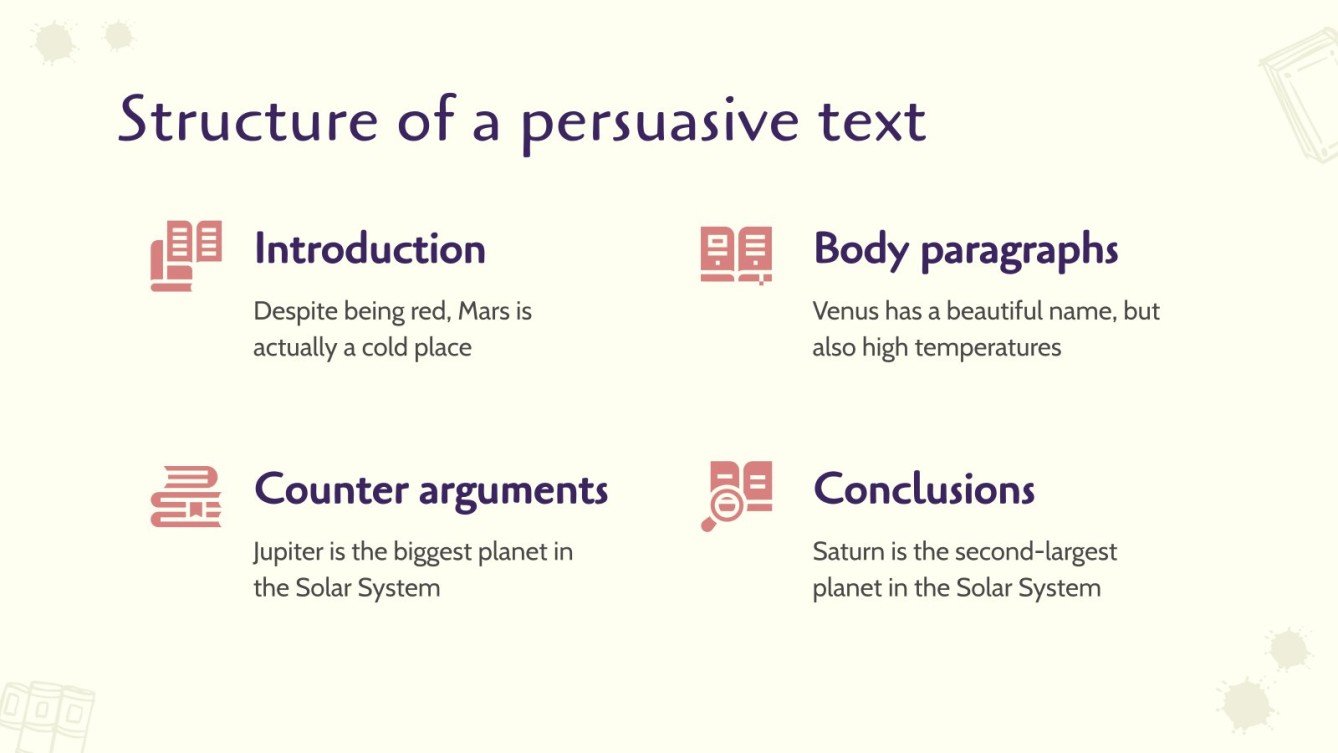 Persuasive Writing - Language Arts - 8th Grade