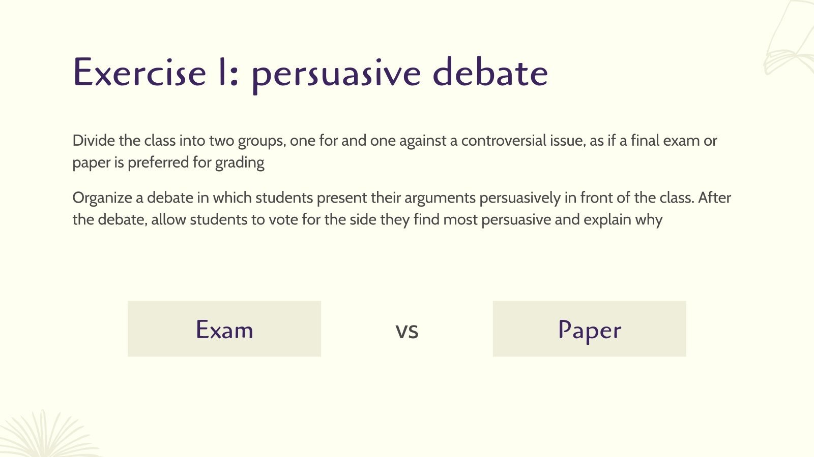 Persuasive Writing - Language Arts - 8th Grade