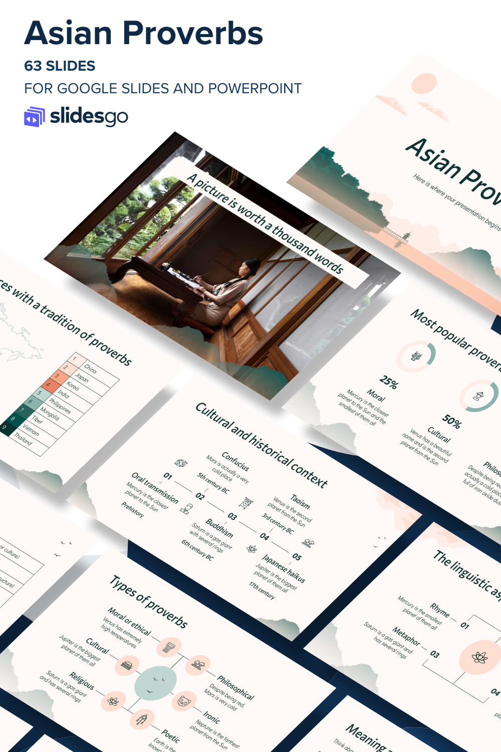 Asian Proverbs | Google Slides & PowerPoint