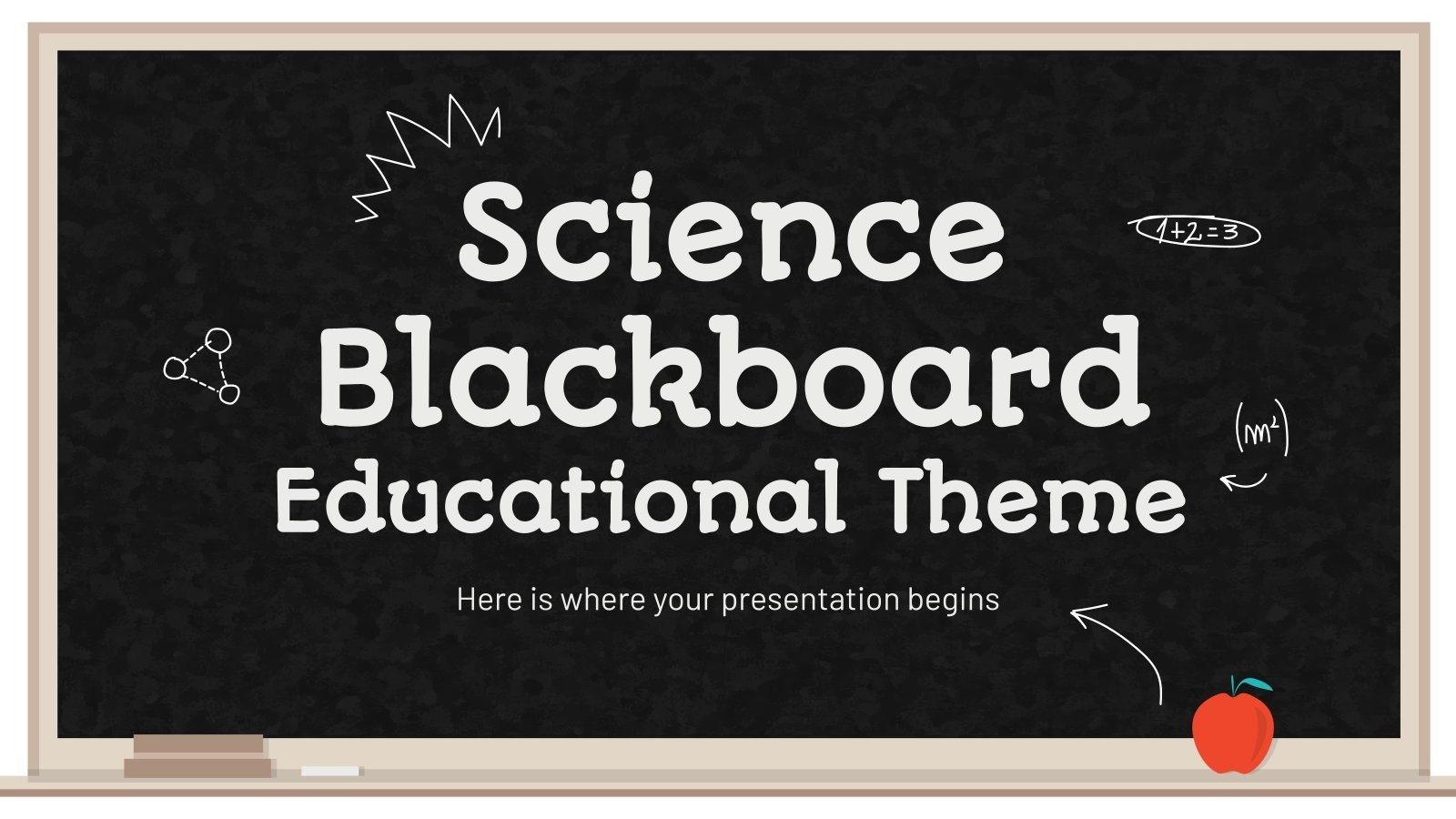 Science Blackboard Educational Theme | Google Slides