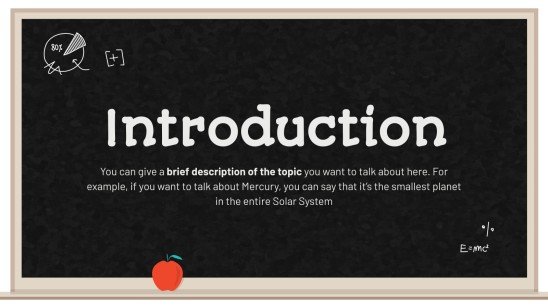 Science Blackboard Educational Theme | Google Slides