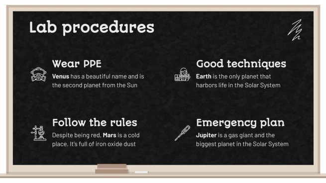 Science Blackboard Educational Theme | Google Slides