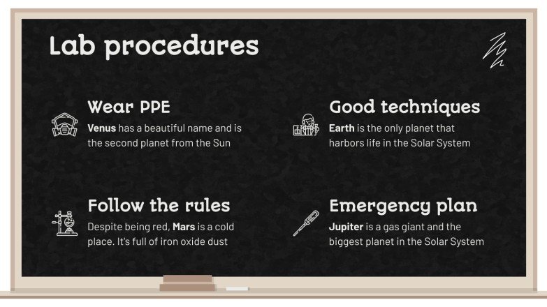 Science Blackboard Educational Theme | Google Slides