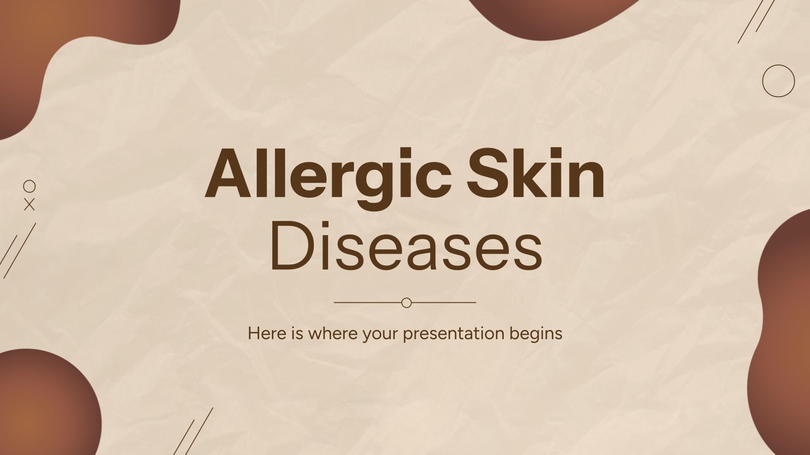 Allergic Skin Diseases | Google Slides & PPT