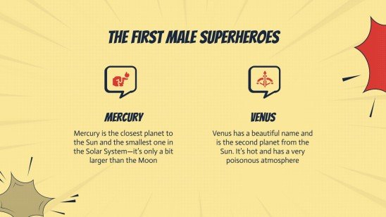Tema de superhéroe masculino | Google Slides y PowerPoint