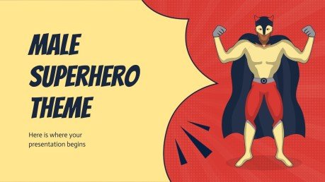 Plantillas gratis de Superhéroes para Google Slides y PPT