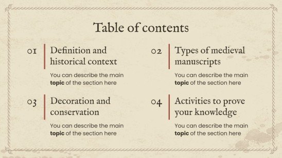 Medieval Manuscripts | Google Slides & PPT