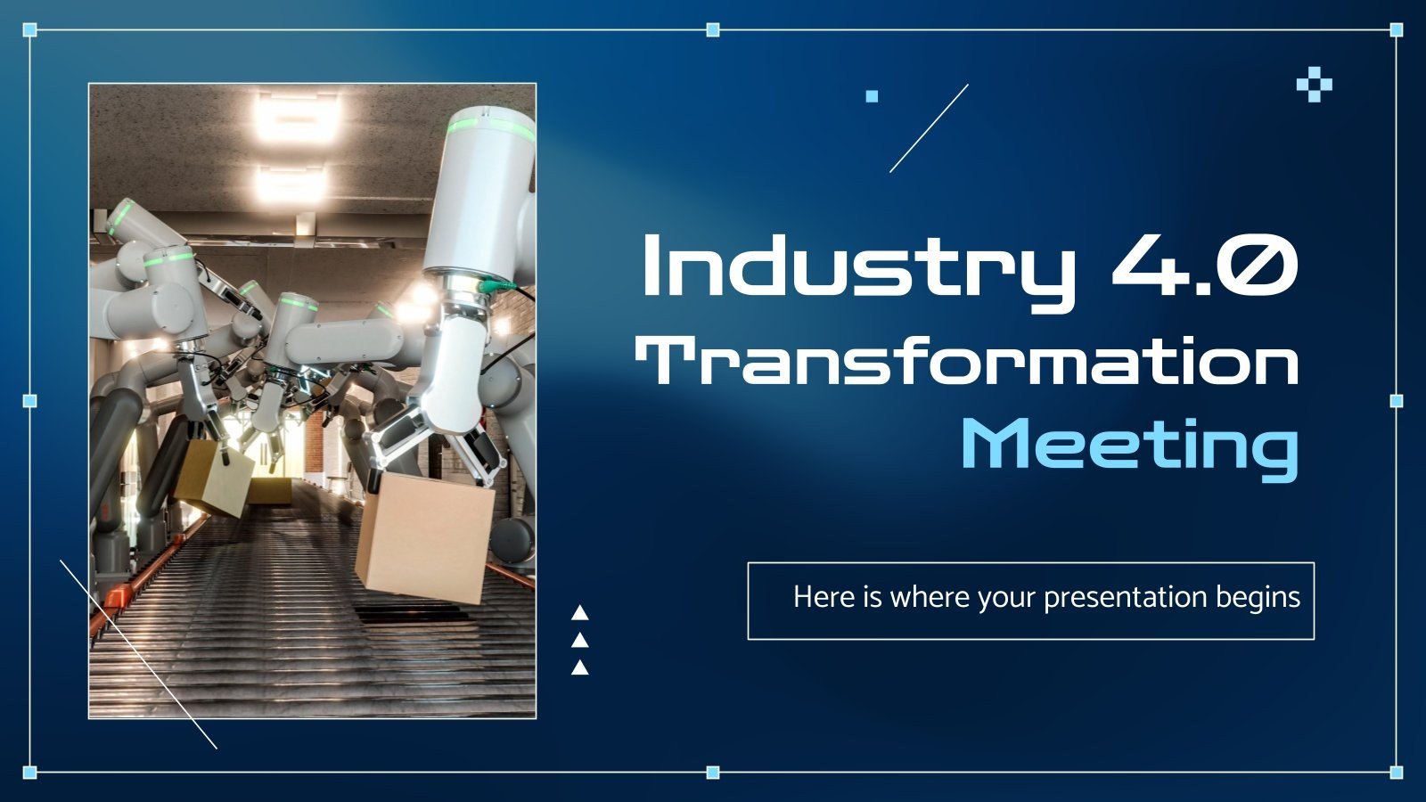 Industry 4.0 Transformation Meeting | Google Slides & PPT
