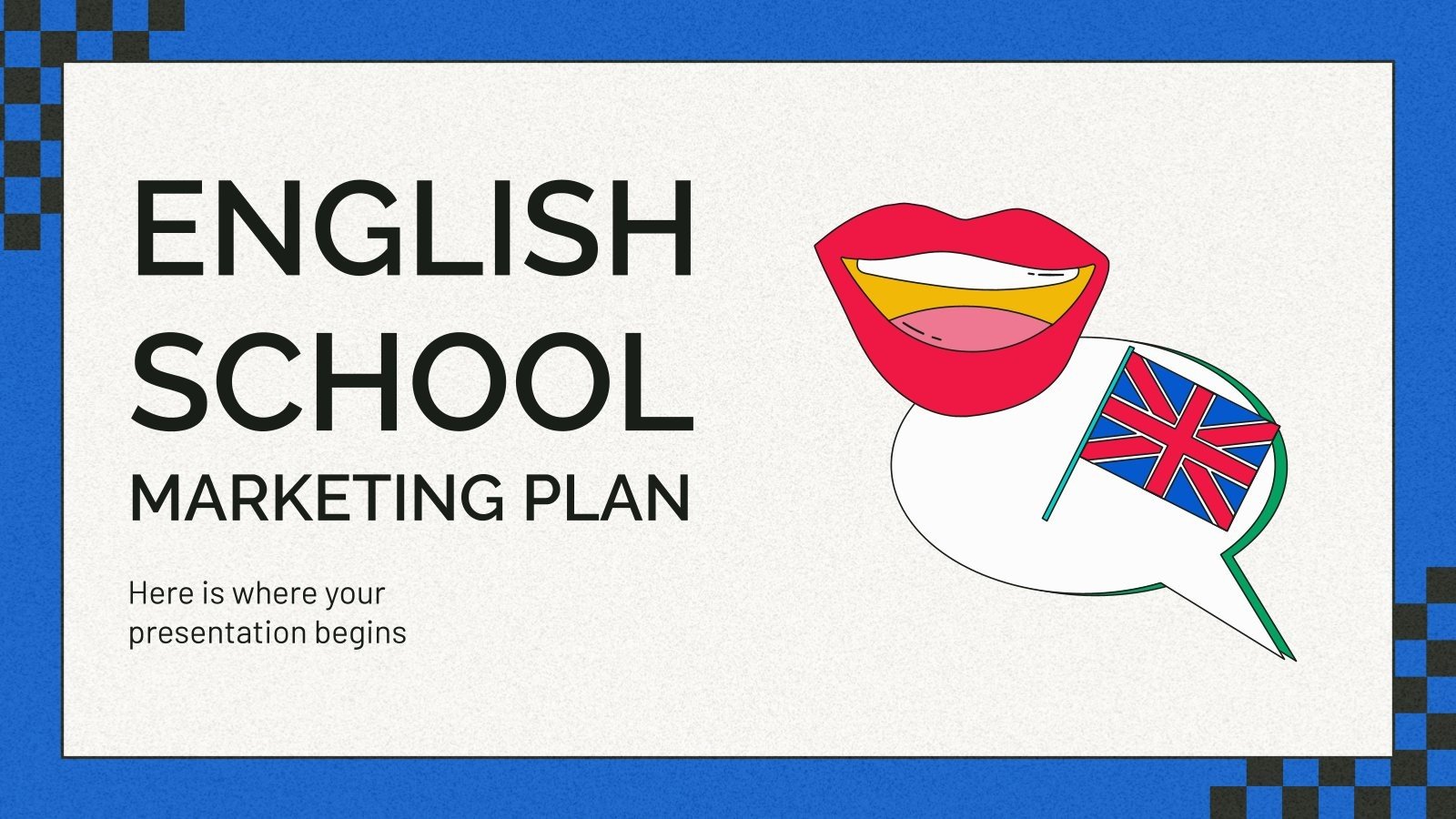 English School Marketing Plan | Google Slides & PowerPoint